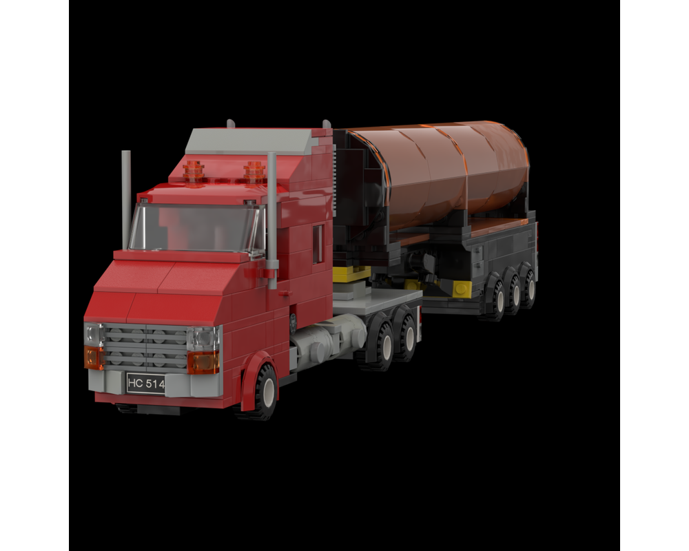 LEGO MOC fuel tanker truck by Absolute_lego_builds | Rebrickable ...