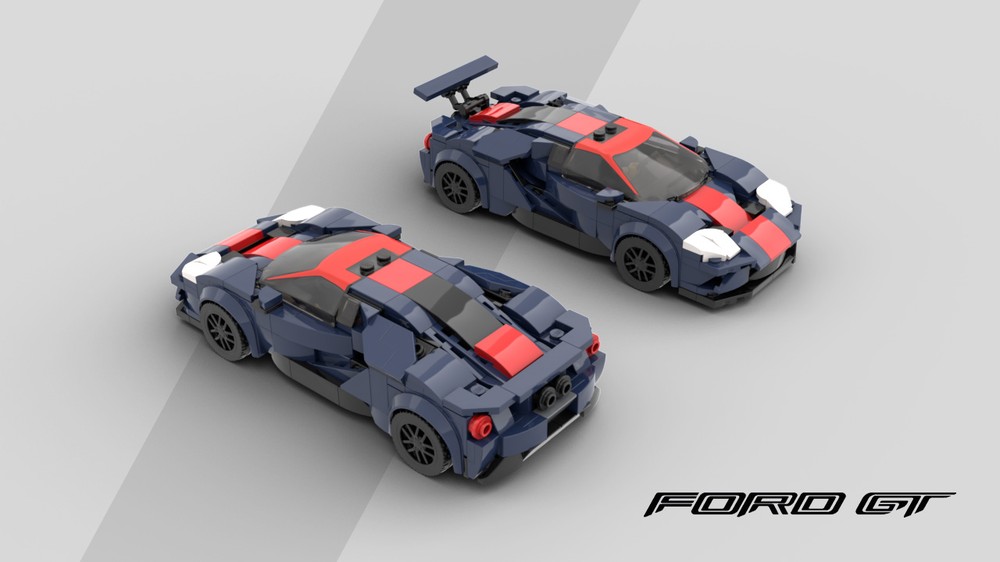 LEGO MOC Ford GT 2017 Road Version by madspacer | Rebrickable - Build ...
