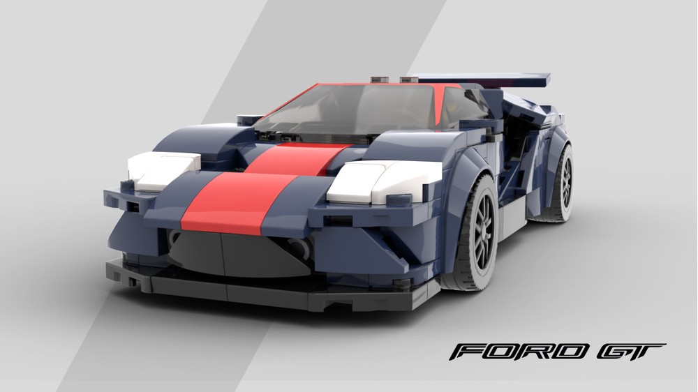 LEGO MOC Ford GT 2017 Road Version by madspacer | Rebrickable - Build ...