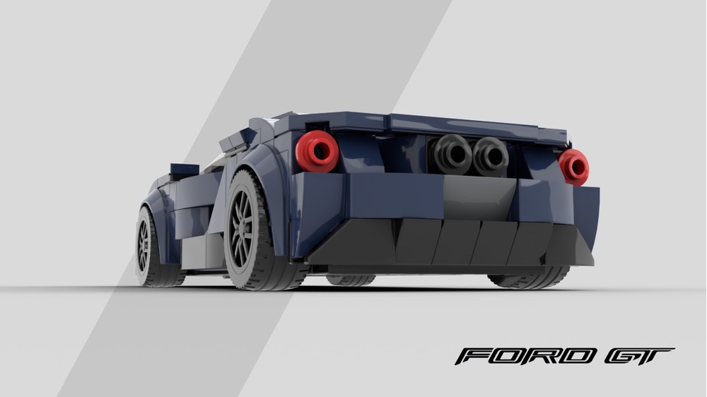 LEGO MOC Ford GT 2017 Road Version by madspacer | Rebrickable - Build ...