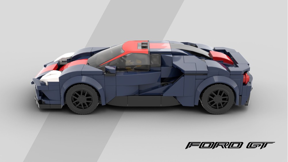 LEGO MOC Ford GT 2017 Road Version by madspacer | Rebrickable - Build ...