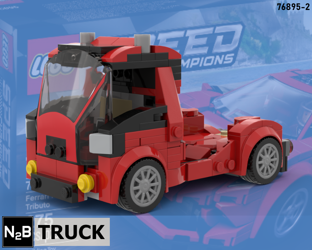 Lego Moc Truck Alternative Build 2 76895 By N2brick Rebrickable