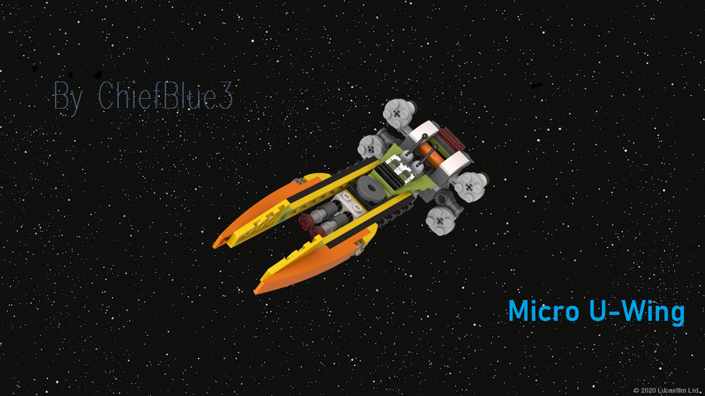 LEGO MOC Microfighter- U Wing by ChiefBlue3 | Rebrickable - Build with LEGO