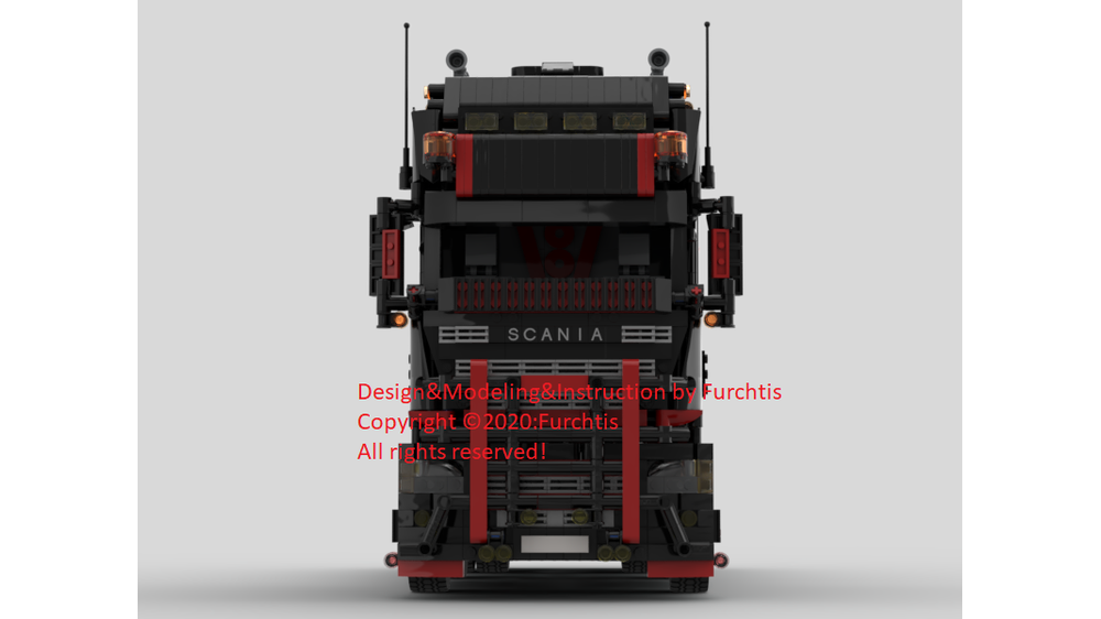 LEGO MOC Scania Truck R 620 Custom by Furchtis | Rebrickable - Build ...