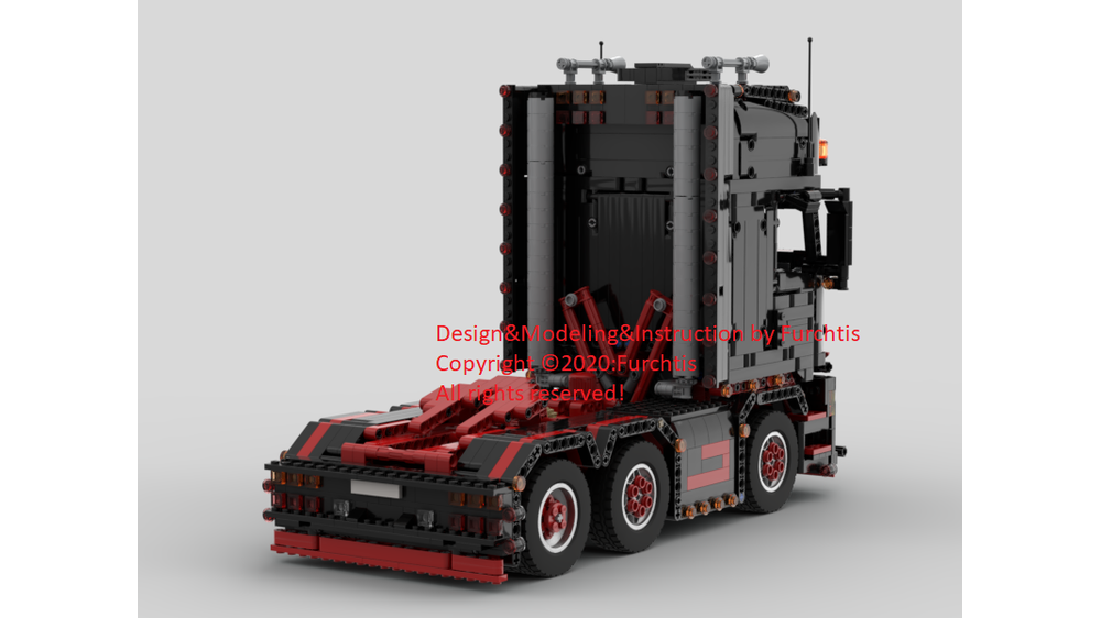 LEGO MOC Scania Truck R 620 Custom by Furchtis | Rebrickable - Build ...
