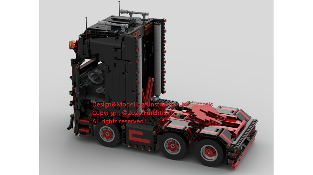 LEGO MOC Scania Truck R 620 Custom by Furchtis | Rebrickable - Build ...