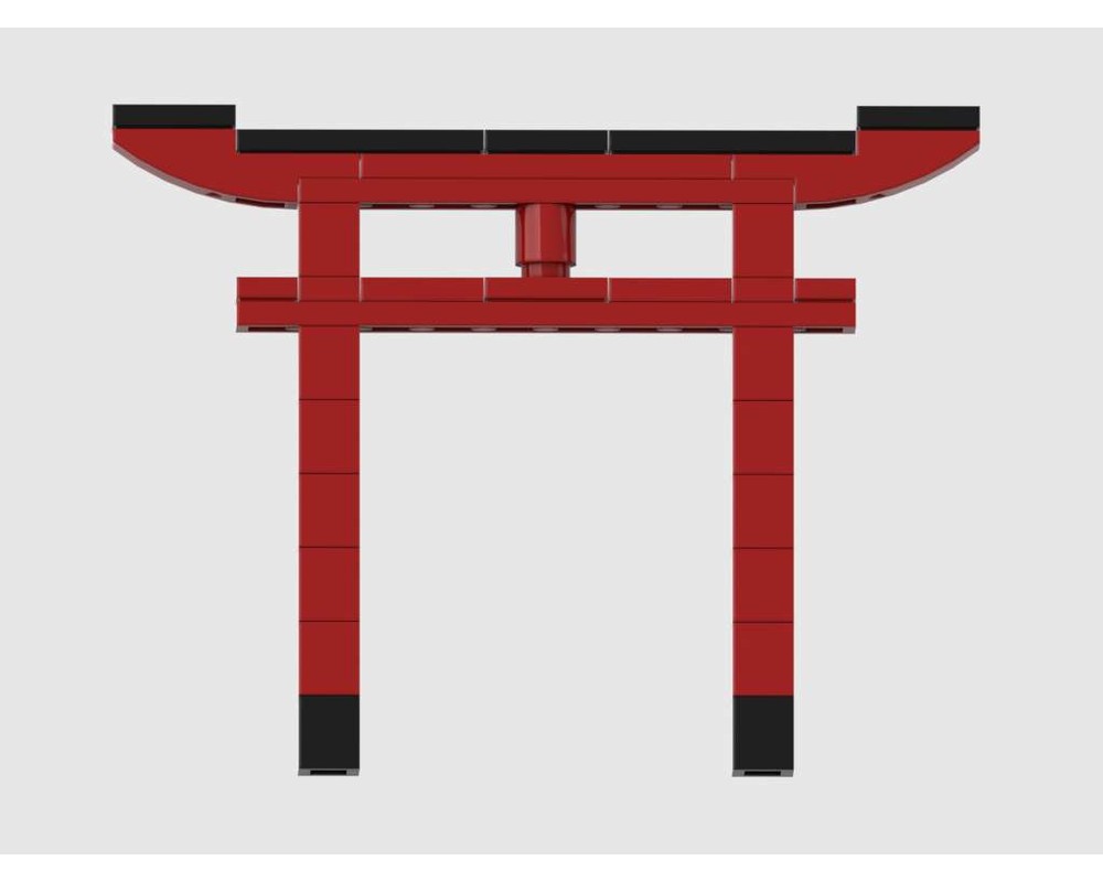 LEGO MOC Japanese Torii Gate by brickish_water | Rebrickable - Build ...