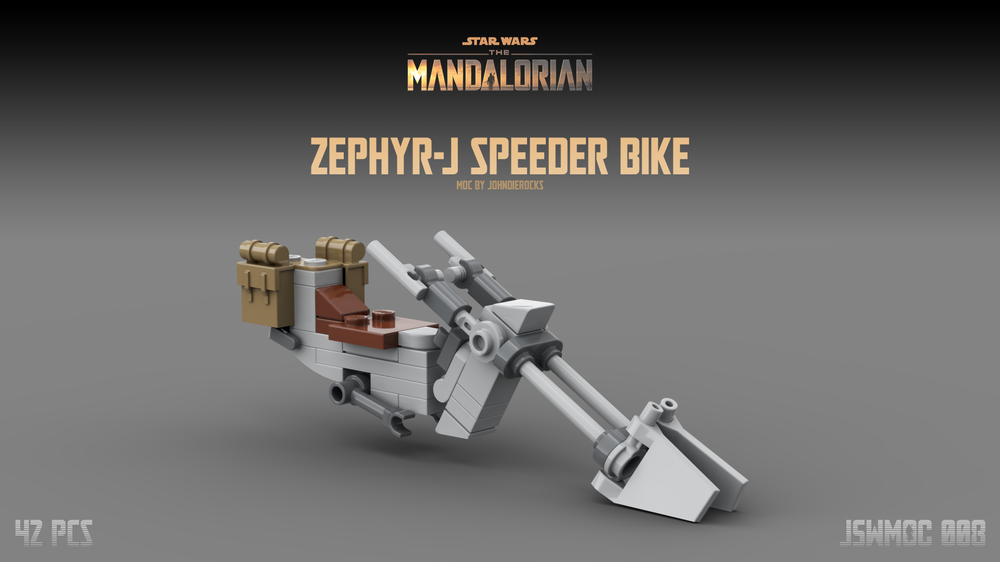 LEGO MOC Zephyr-J Speeder Bike by JohndieRocks | Rebrickable - Build ...