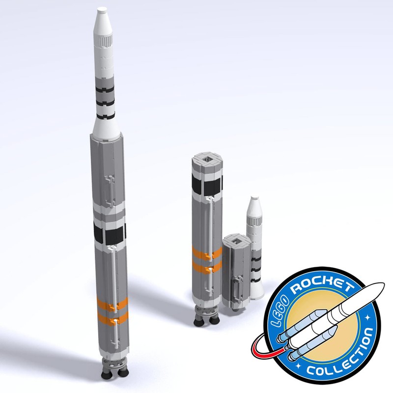 LEGO MOC Titan IIIB 1:110 (like Saturn V) by Dixenet | Rebrickable ...