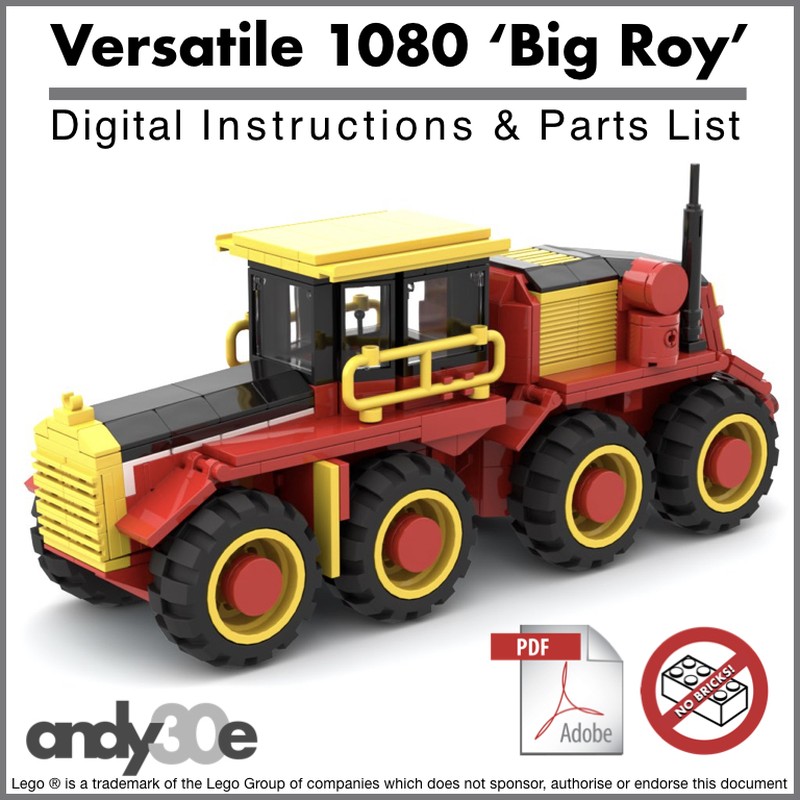 LEGO MOC Versatile 1080 'Big Roy' Articulated High-Horsepower Concept ...