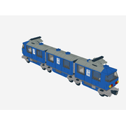 LEGO MOC Commuter Train (9V) by Antarctica | Rebrickable - Build with LEGO