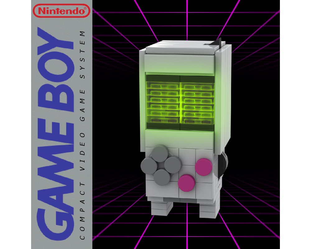 LEGO MOC Gameboy - Brickheadz by madglom | Rebrickable - Build with LEGO