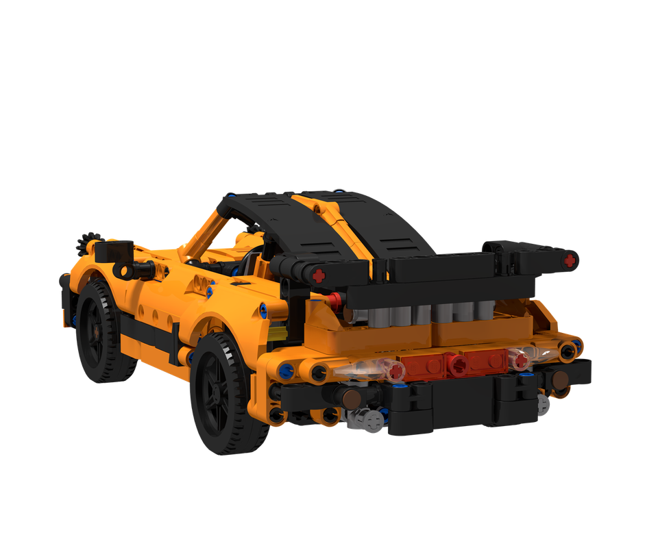 LEGO MOC 42093 C model-Porsche 930 by sthrom | Rebrickable - Build with ...