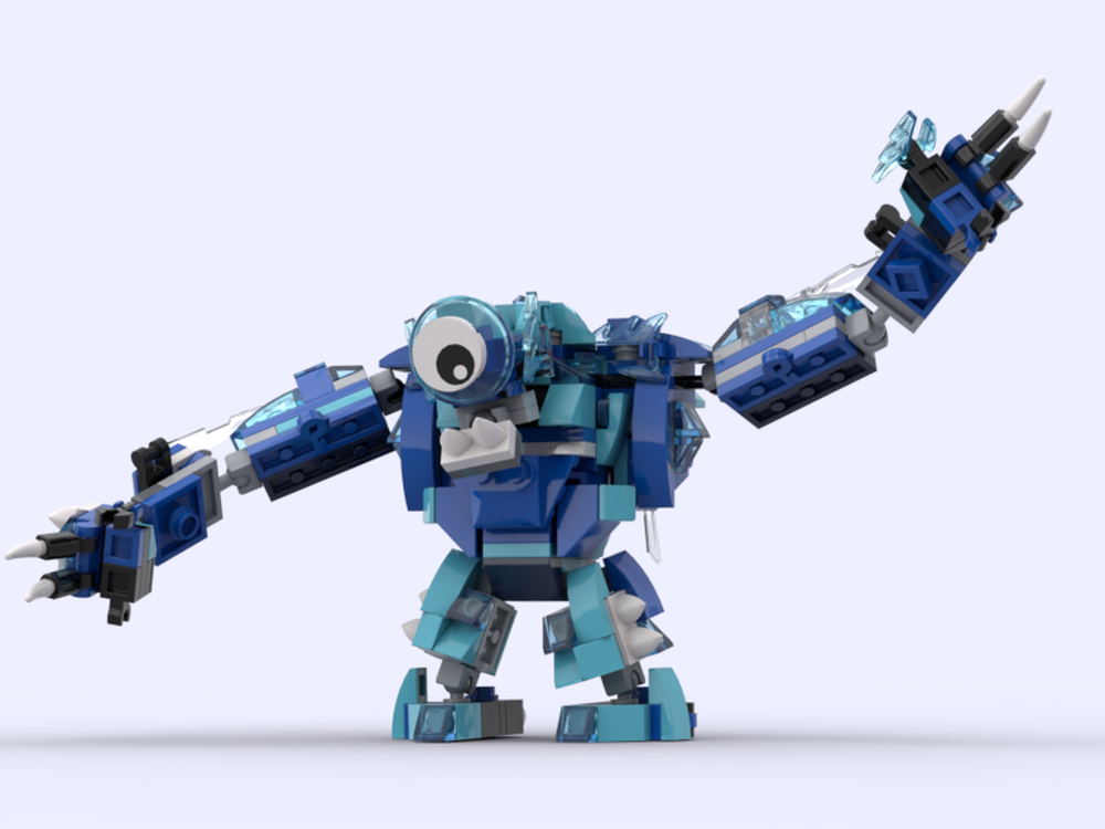 Lego Moc Frosticons Super Max Ice Giant By Chricki Rebrickable