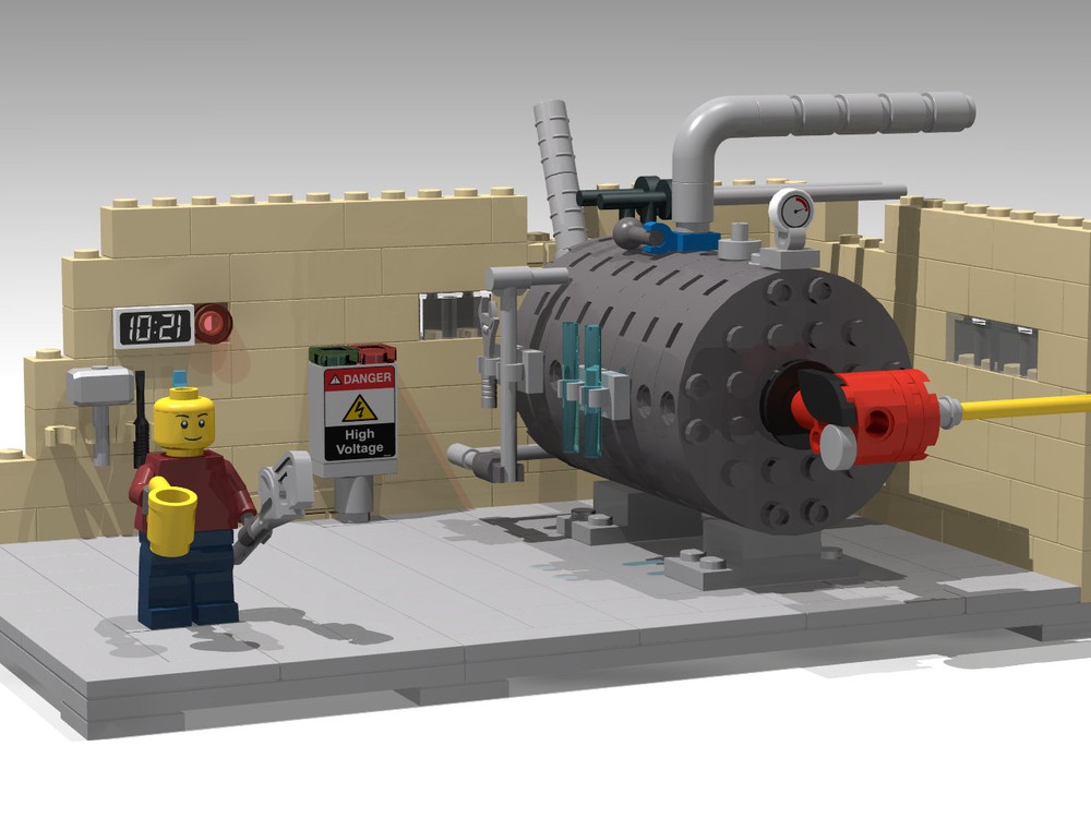 LEGO MOC Steam generator by ricardo ortiz | Rebrickable - Build with LEGO