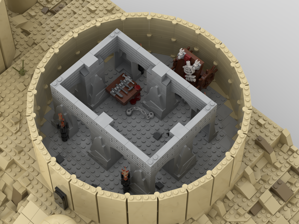 LEGO MOC Desert palace for a Modular Space desert village by gabizon ...