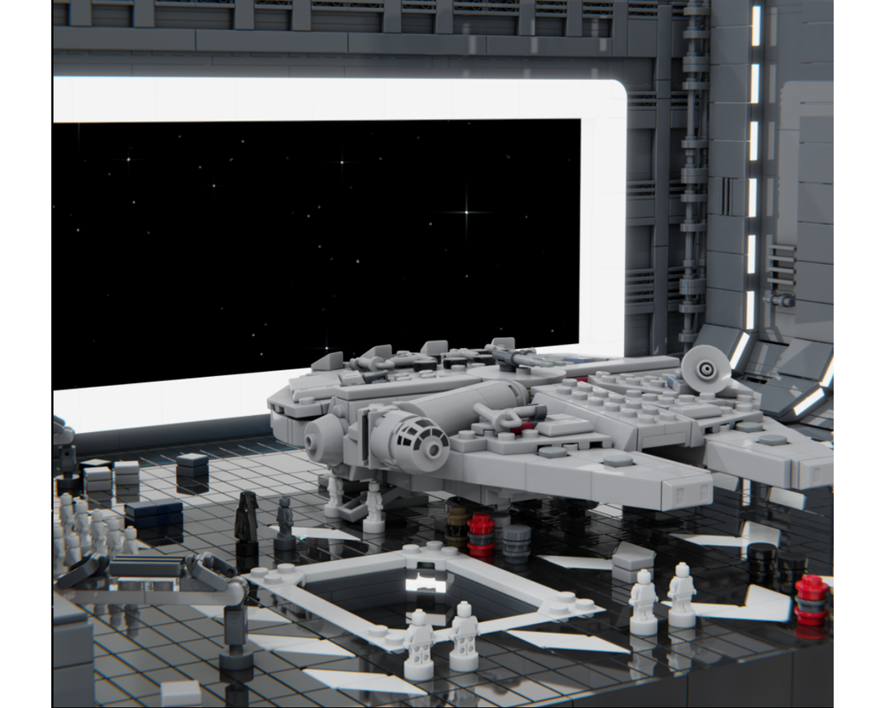 LEGO MOC Death Star Hangar Bay 327 Diorama MOC by thecreatorrmocs ...