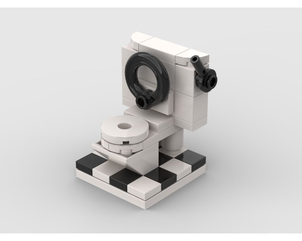 LEGO MOC Mini Toilet by BuildMaster | Rebrickable - Build with LEGO