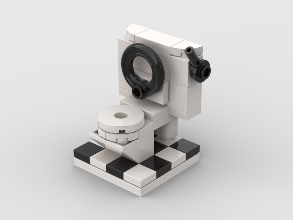 Lego Moc Mini Toilet By Buildmaster Rebrickable Build With Lego