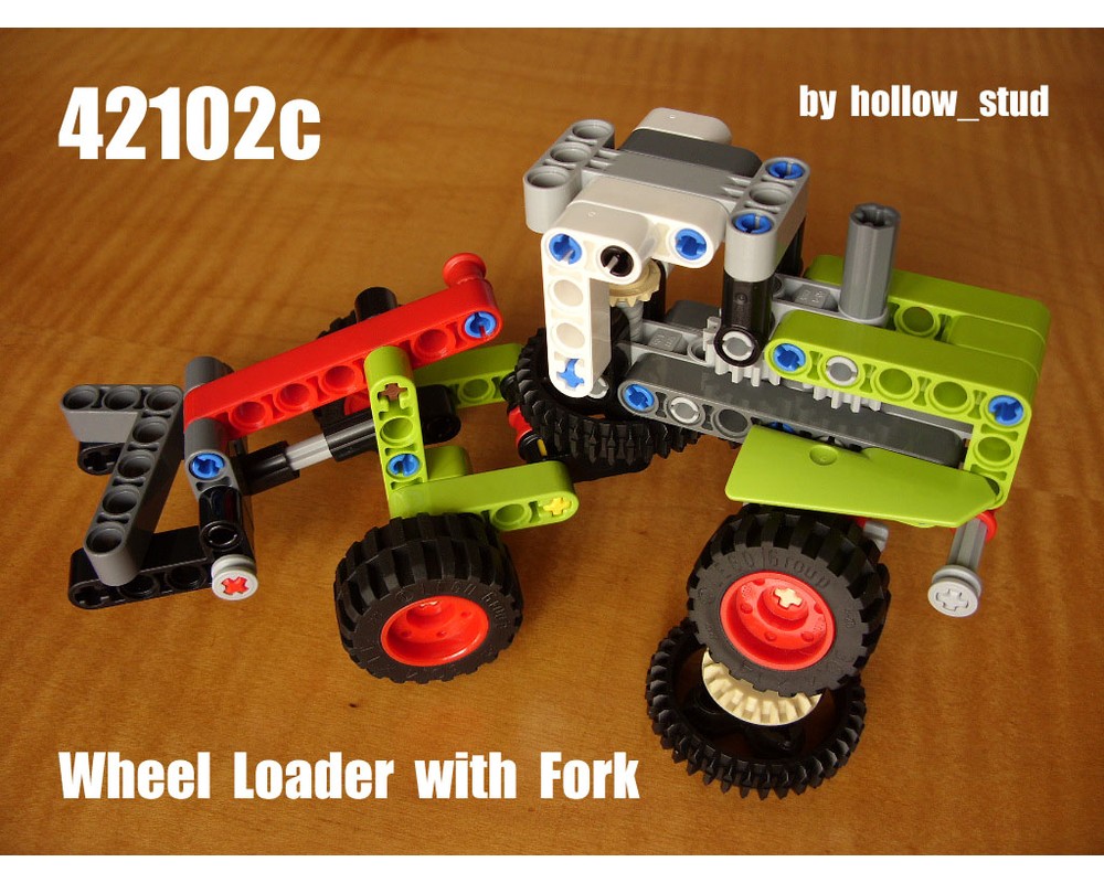 LEGO MOC 42102c Wheel Loader with Fork by hollow_stud | Rebrickable ...