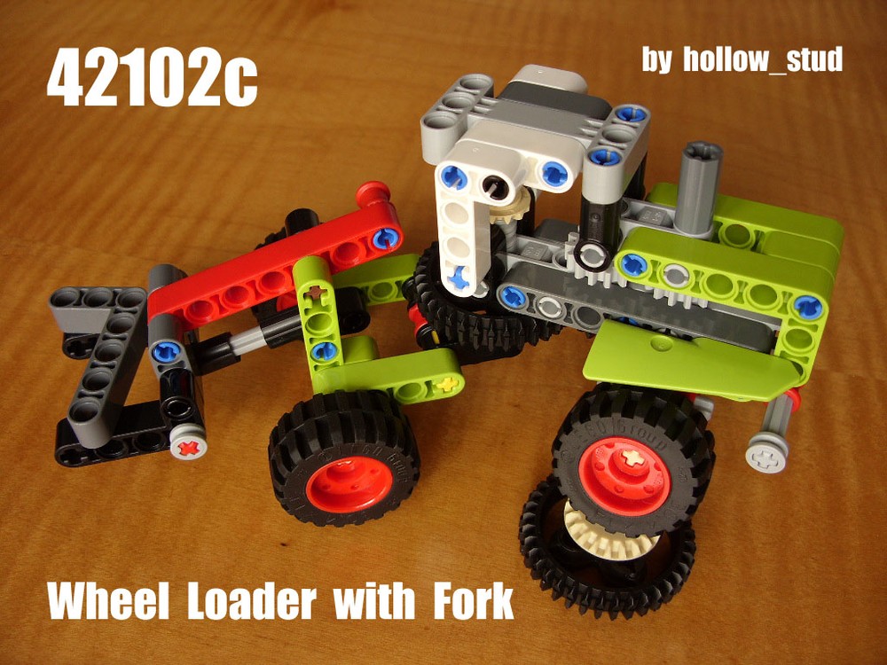 LEGO MOC 42102c Wheel Loader with Fork by hollow_stud | Rebrickable ...