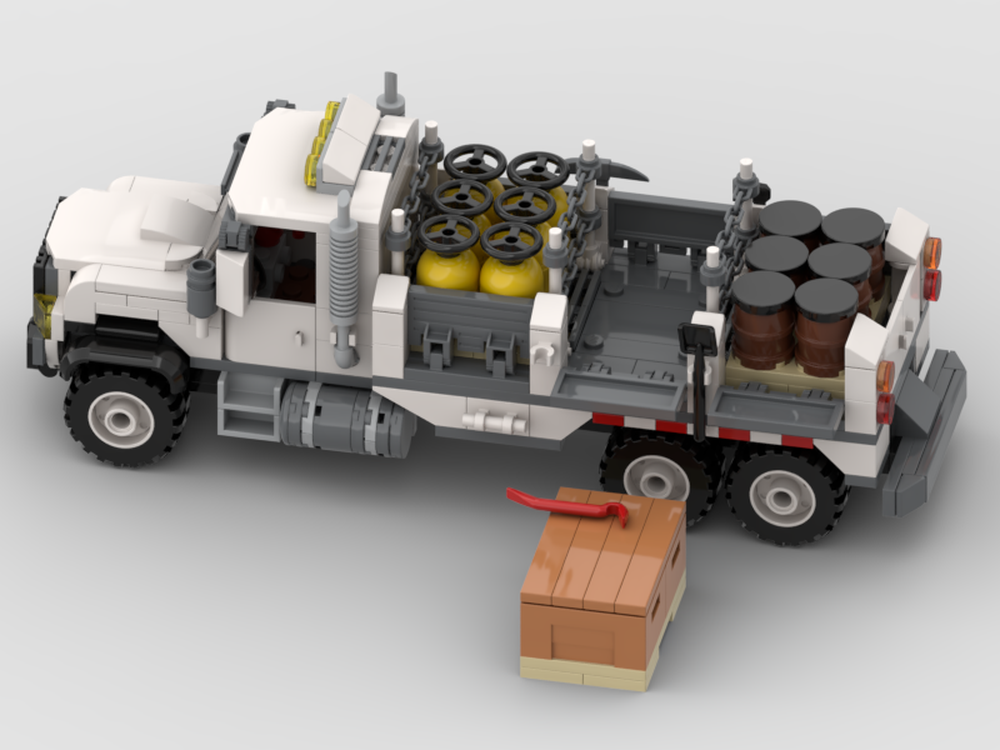 LEGO MOC Heavy Duty Cargo Truck by HaulingBricks | Rebrickable - Build ...