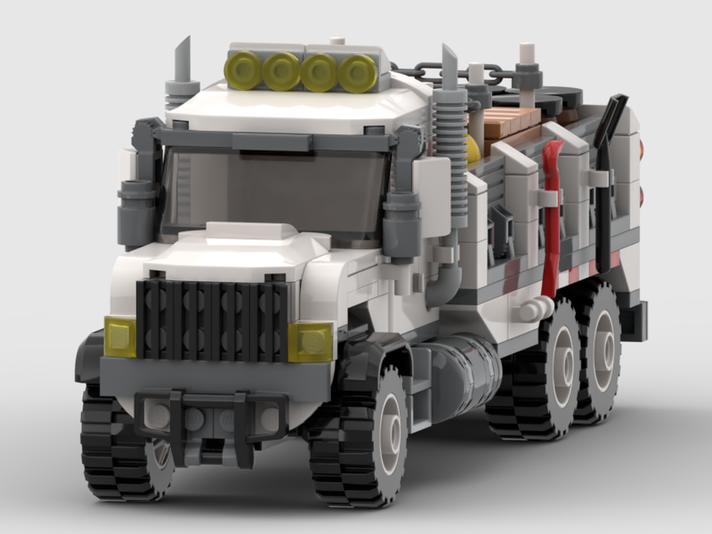 LEGO MOC Heavy Duty Cargo Truck by HaulingBricks | Rebrickable - Build ...