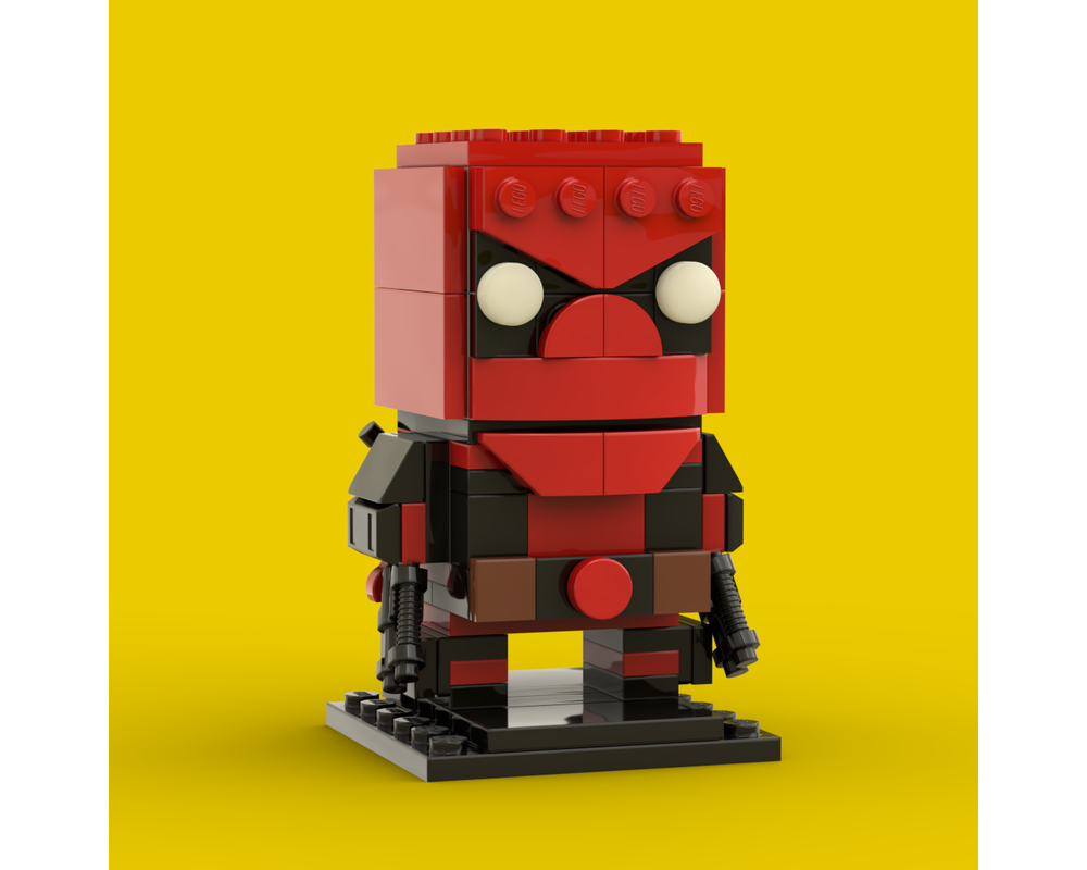 LEGO MOC BHZ002 - Deadpool by TOMnBRICKZ | Rebrickable - Build with LEGO