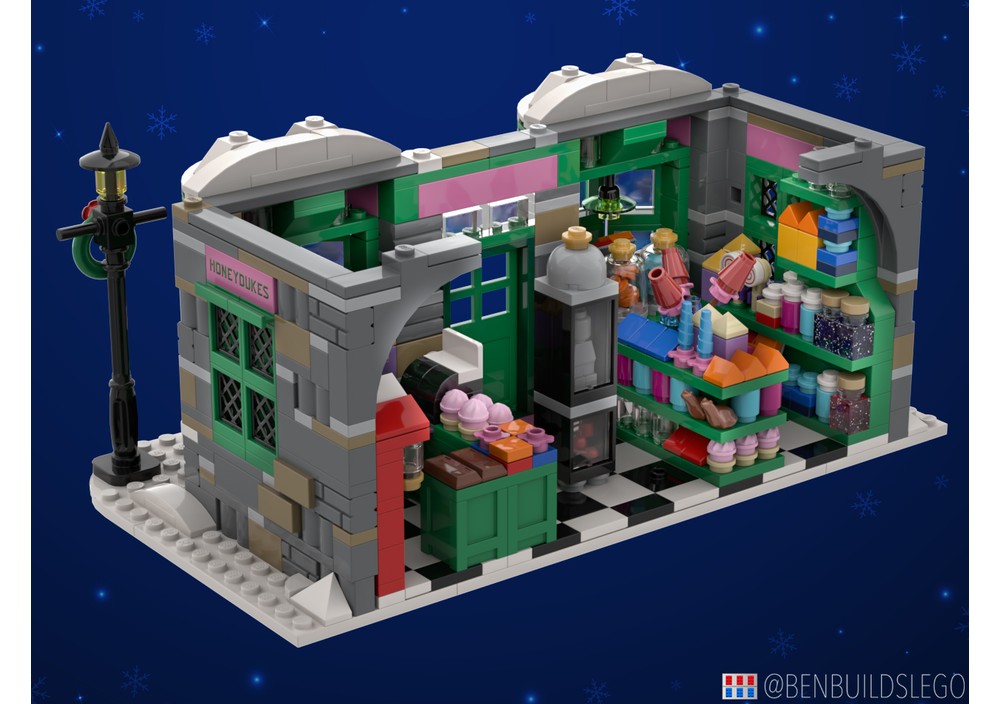 LEGO MOC Honeydukes (Hogsmeade Winter Village) by benbuildslego | Rebrickable - Build with LEGO