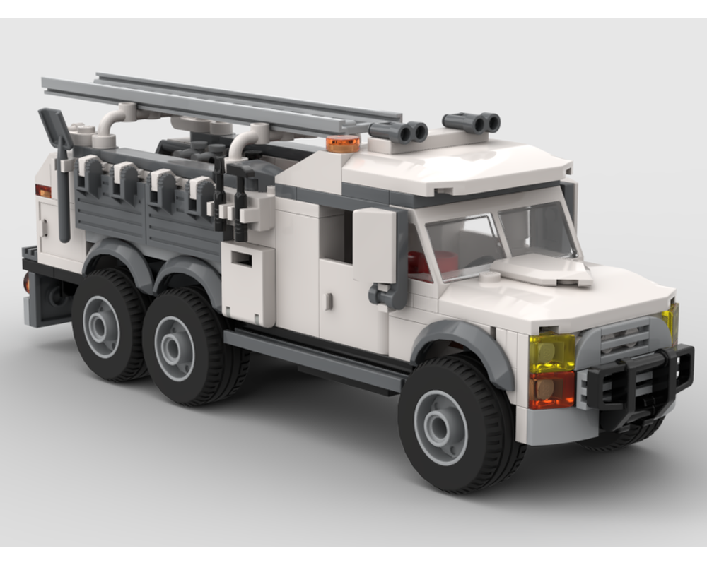 LEGO MOC Heavy Duty Service Truck by HaulingBricks | Rebrickable ...