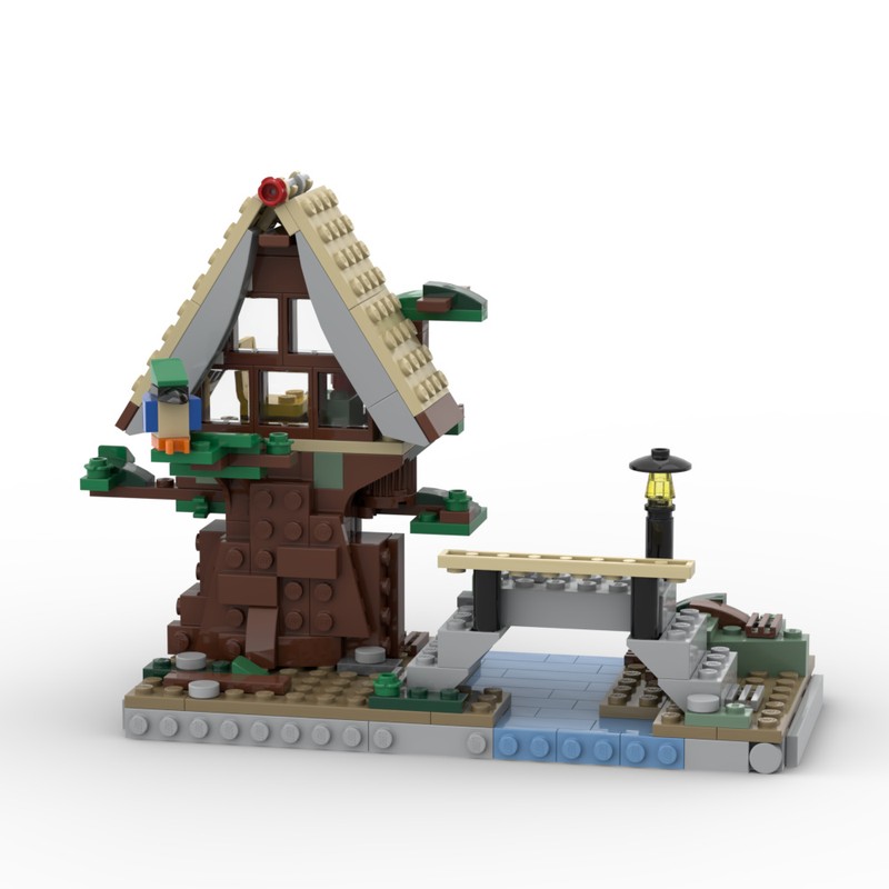 LEGO MOC 31093 Treehouse at the river bridge by Nequmodiva ...