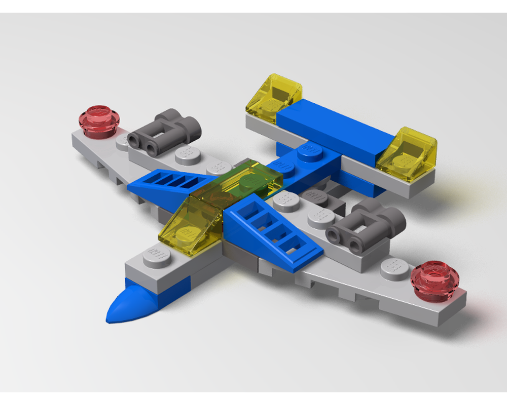 LEGO MOC Benny's B52-B plane by JusTiCe8 | Rebrickable - Build with LEGO