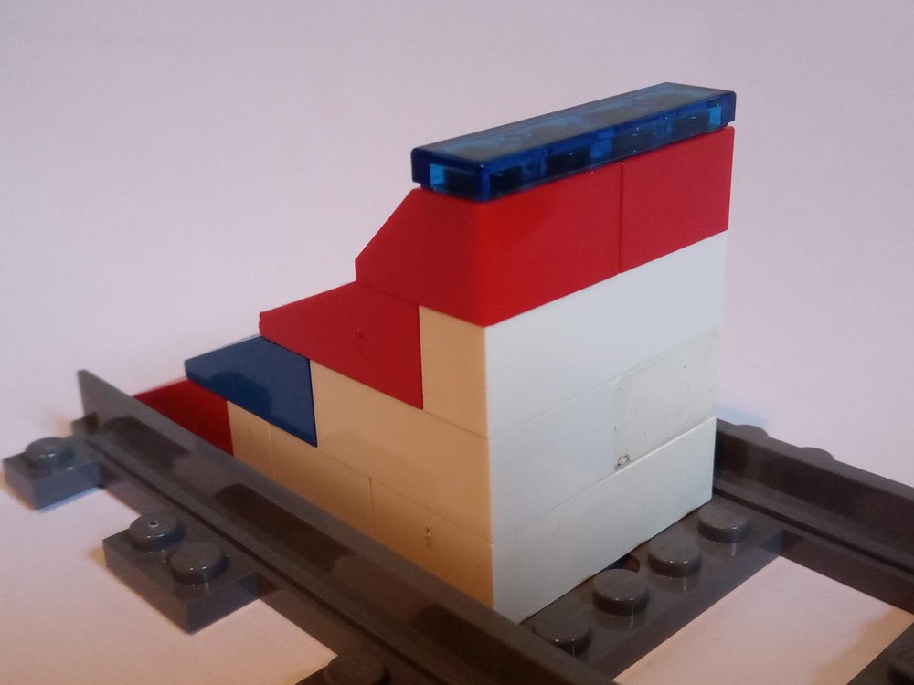 Lego Moc Simple Train Buffer By Jimboblimb Rebrickable Build With Lego