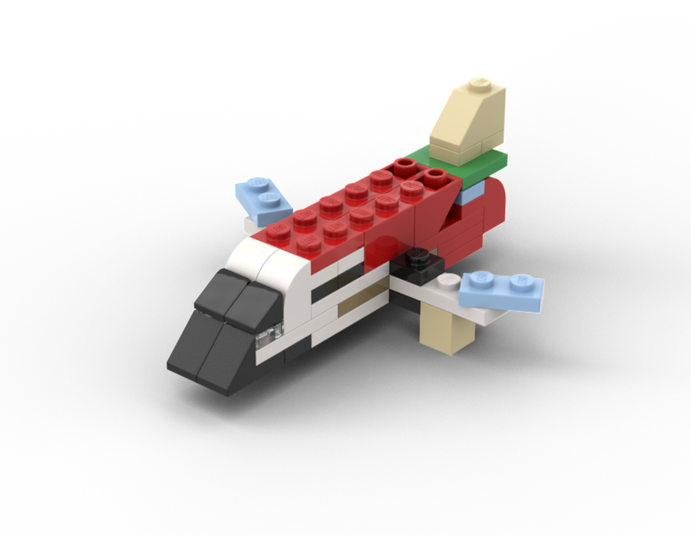 LEGO MOC Airplane by Rodney23 | Rebrickable - Build with LEGO
