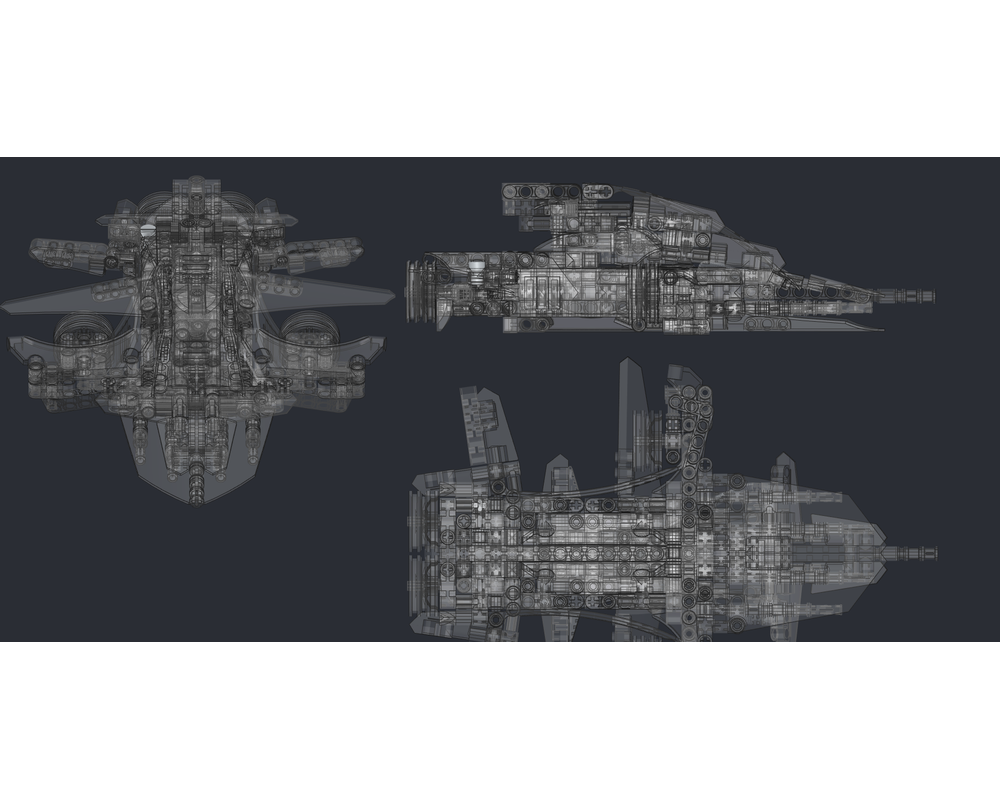 LEGO MOC VTOL Fighter by LEThomas | Rebrickable - Build with LEGO