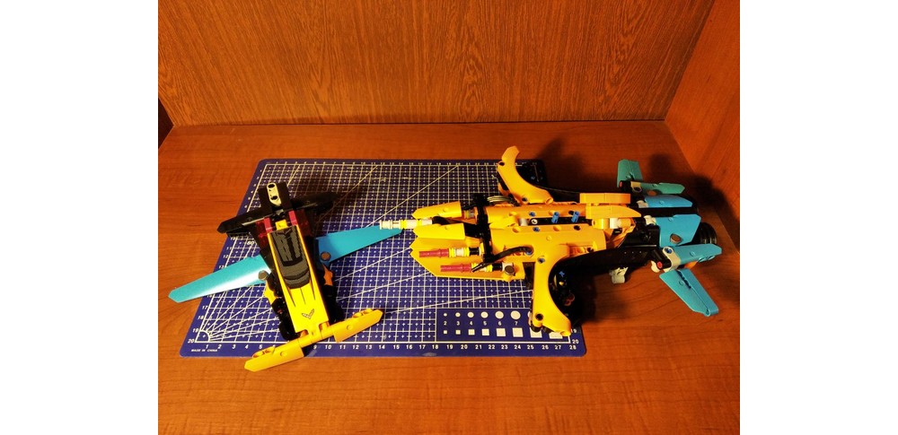 LEGO MOC VTOL Fighter by LEThomas | Rebrickable - Build with LEGO