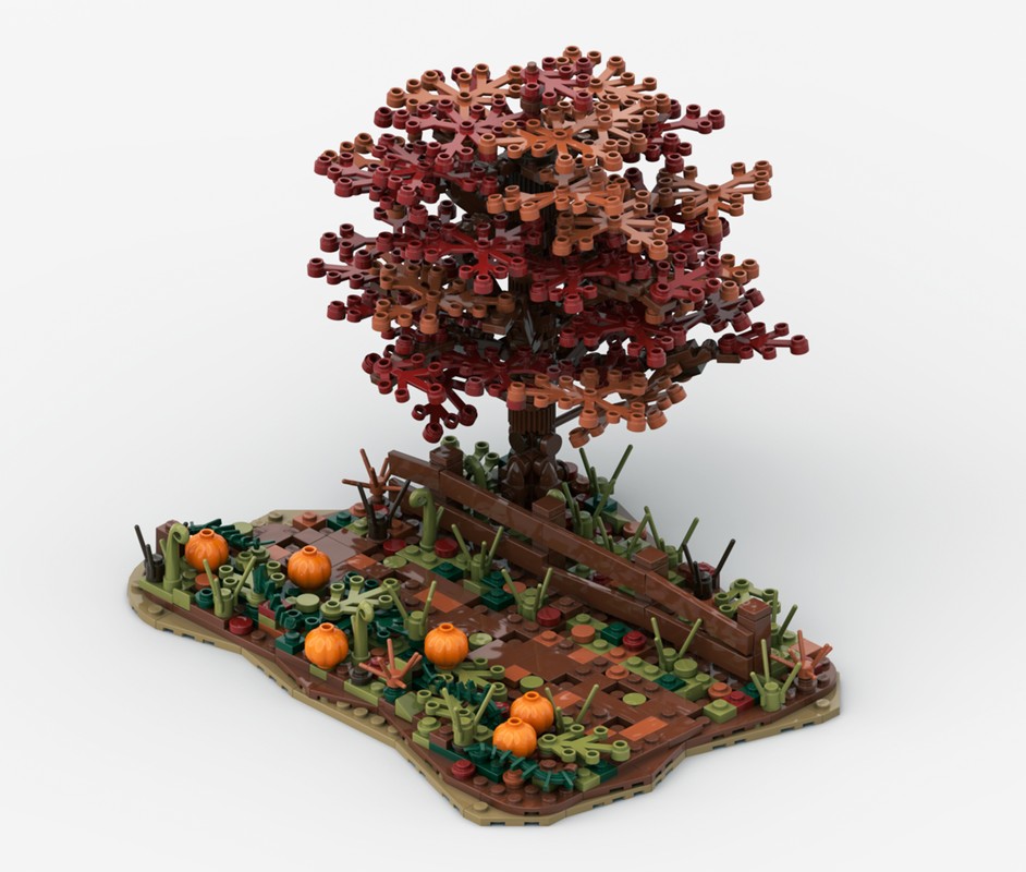 LEGO MOC An Autumn Scene by jbson | Rebrickable - Build with LEGO
