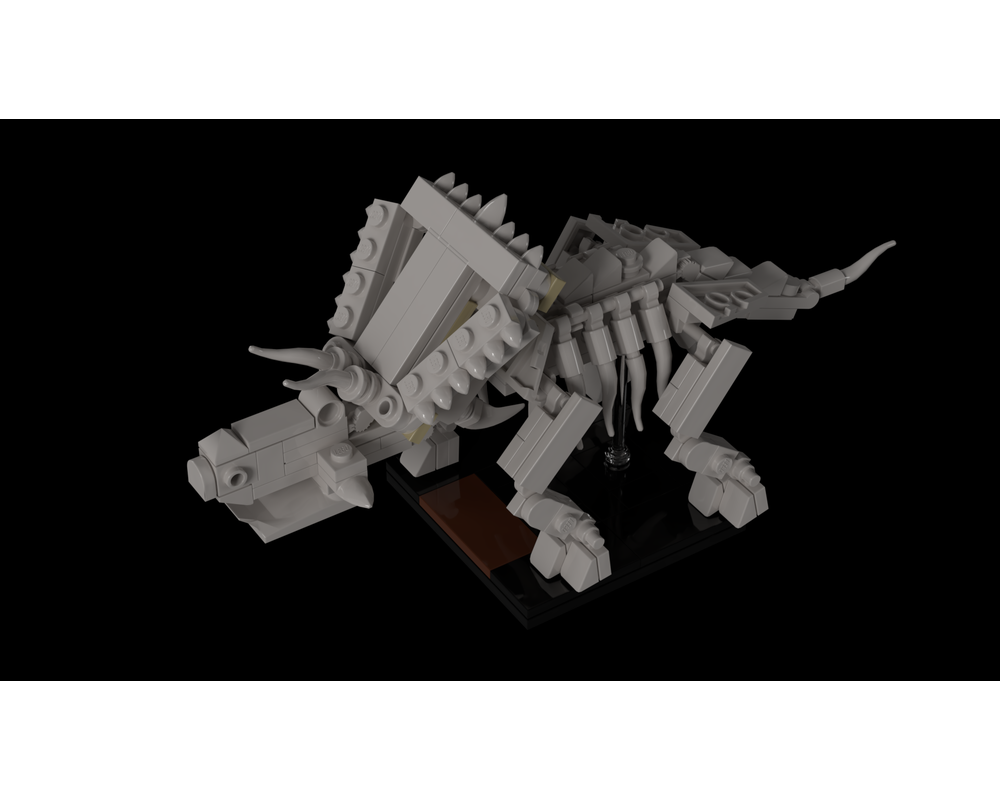 LEGO MOC Arrhinoceratops fossil by Spinobreaker | Rebrickable - Build ...