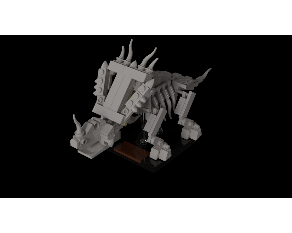 LEGO MOC Styracosaurus Fossil by Spinobreaker | Rebrickable - Build ...