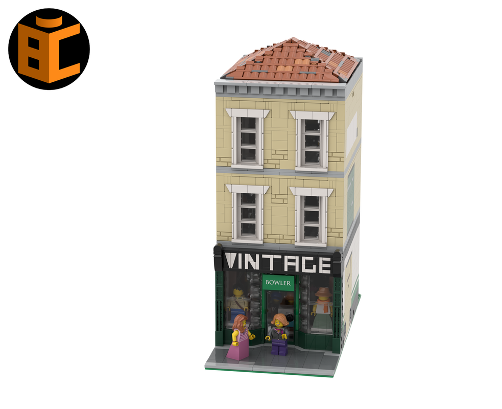 LEGO MOC Vintage Store by BRICKCORNER | Rebrickable - Build with LEGO