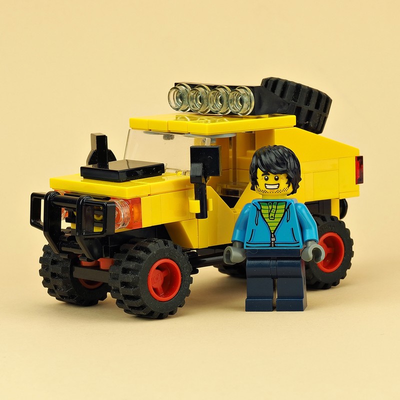 Lego Moc Yellow Offroader By Demarco Rebrickable Build With Lego