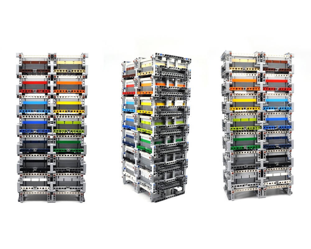 LEGO MOC Modular Storage System 14 by xilanium | Rebrickable - Build ...