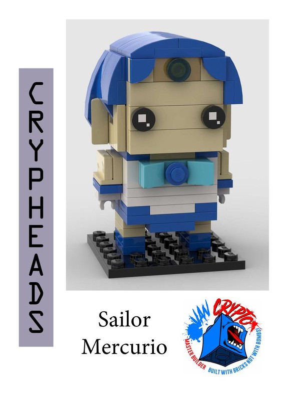 Lego Moc Pretty Guardian Sailor Mercury By Vancrypto Rebrickable