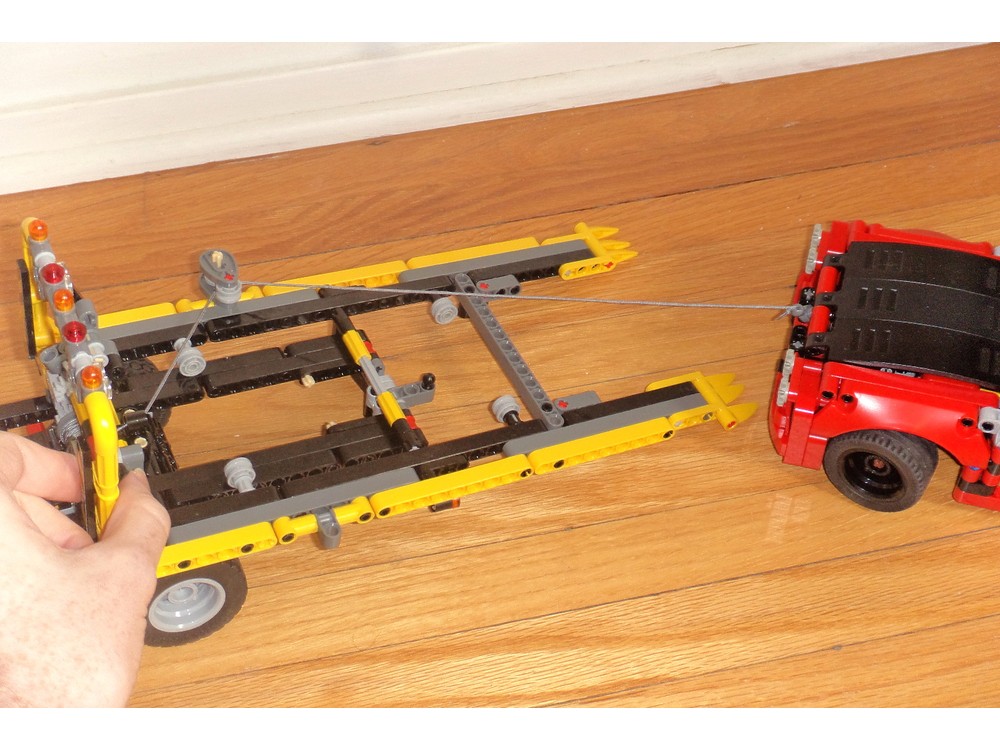 LEGO MOC Rollback Tow Truck by Stereog | Rebrickable - Build with LEGO