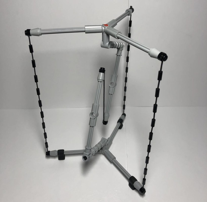 Lego Moc Tensegrity Structure By Big Brix Rebrickable Build With Lego