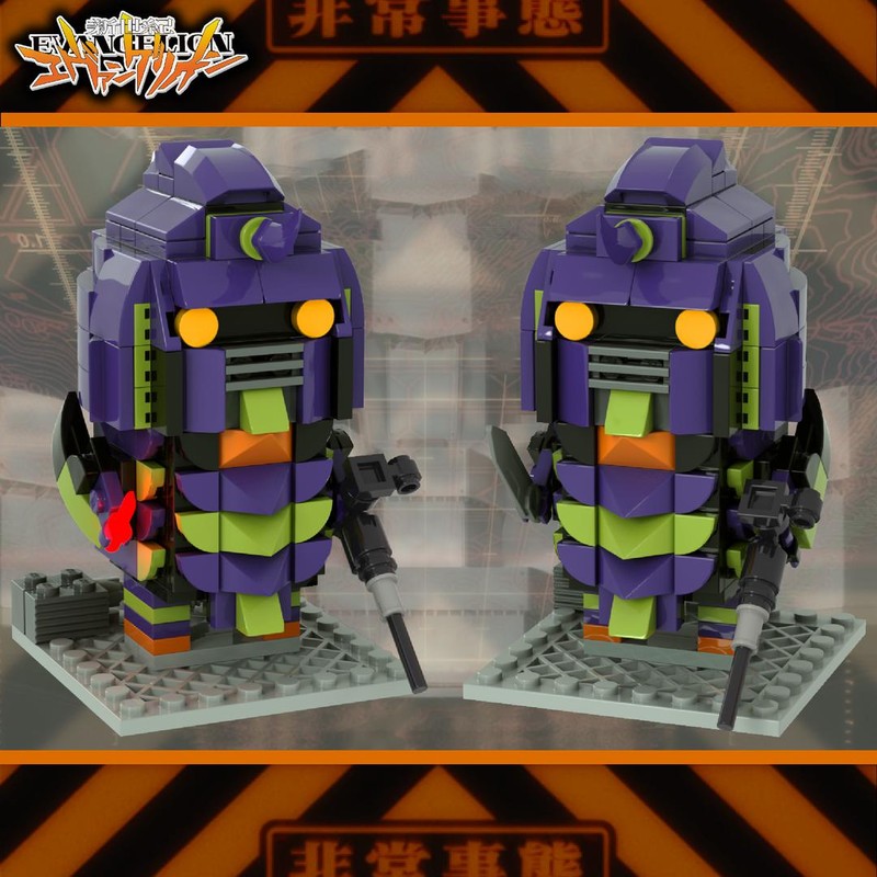 LEGO MOC Eva-01 , Neon Genesis Evangelion - Brickheadz by madglom ...