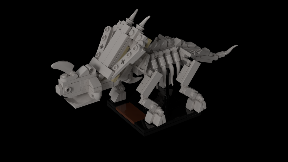 LEGO MOC Einiosaurus Fossil by Spinobreaker | Rebrickable - Build with LEGO