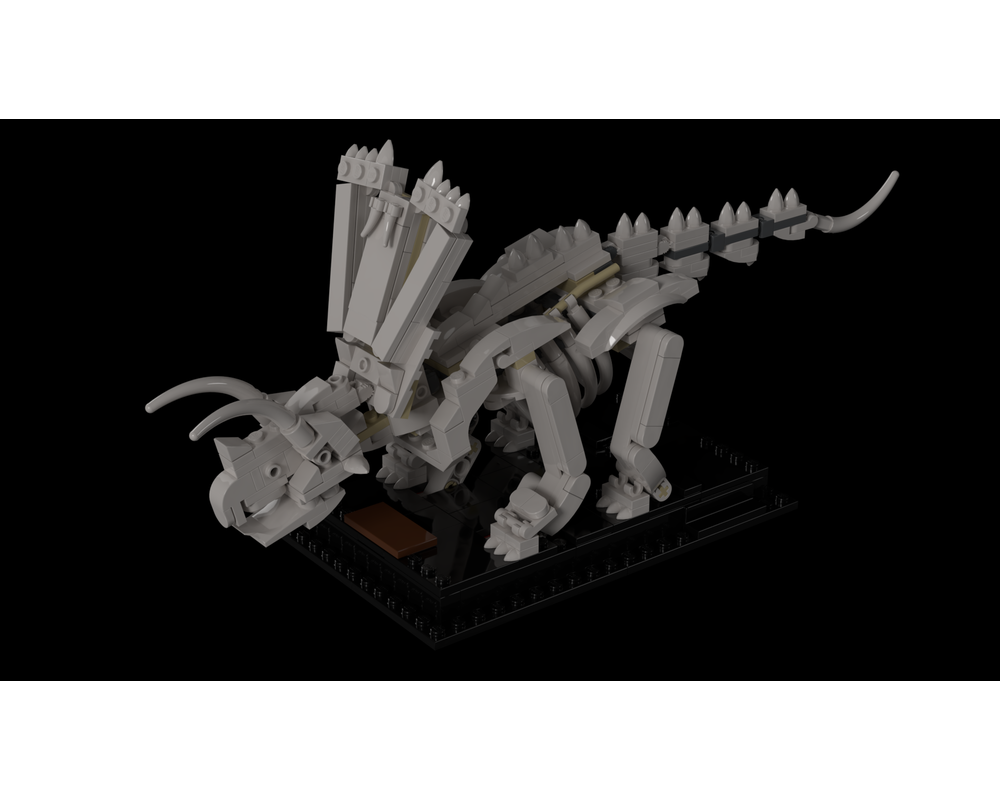 LEGO MOC Pentaceratops Fossil by Spinobreaker | Rebrickable - Build ...