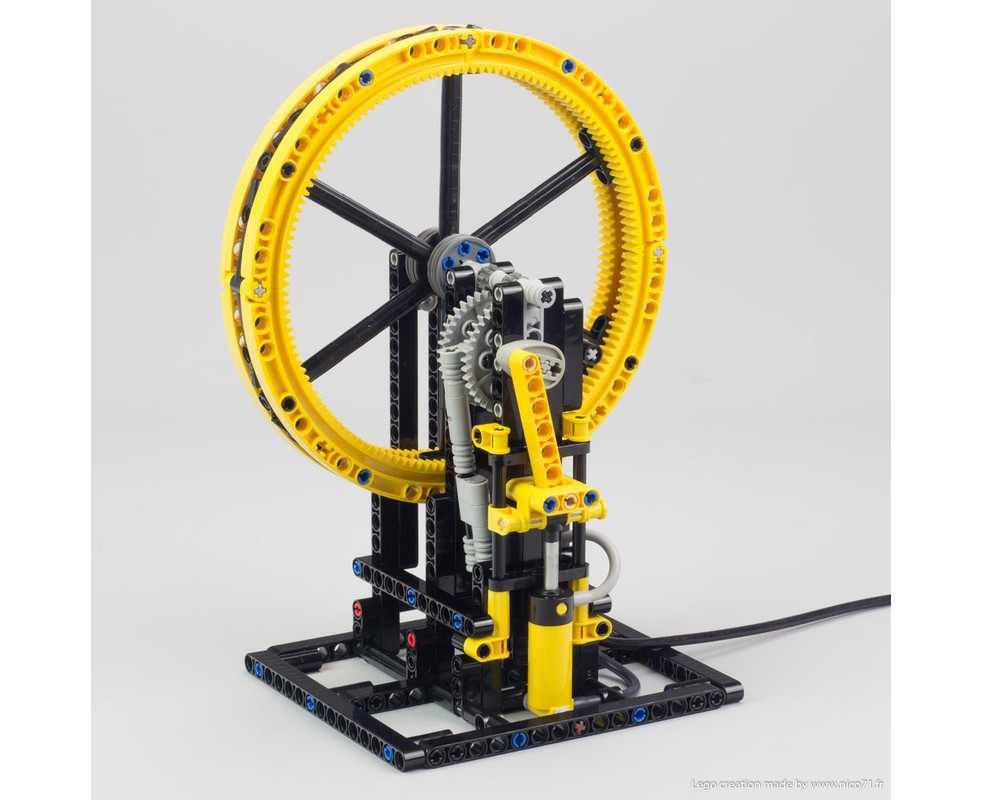 LEGO MOC Vertical Lego Pneumatic Engine by Nico71 | Rebrickable - Build ...