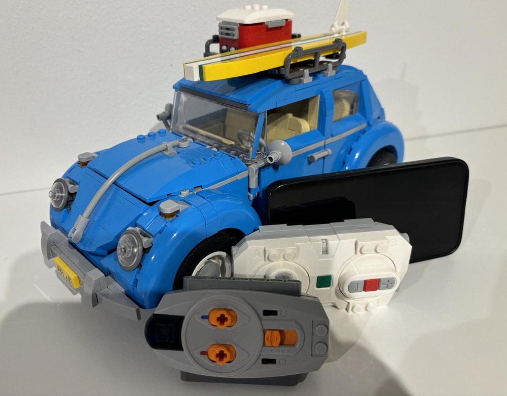 LEGO MOC 10252 VW Beetle RC Conversion by Cyrix | Rebrickable - Build ...